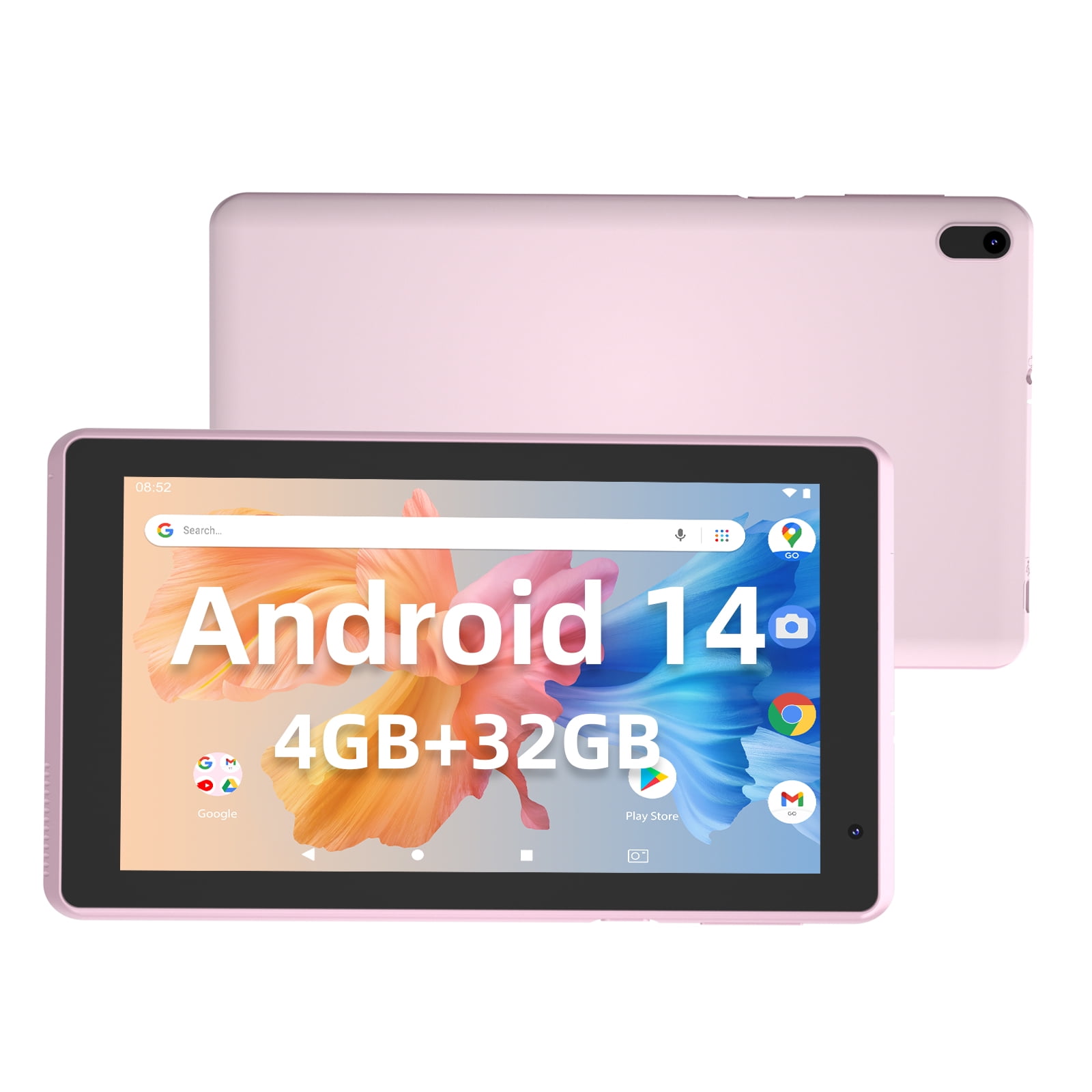 Android Tablet 7 inch, Android 12 Tablet, 4GB RAM 32GB ROM, Quad-Core ...