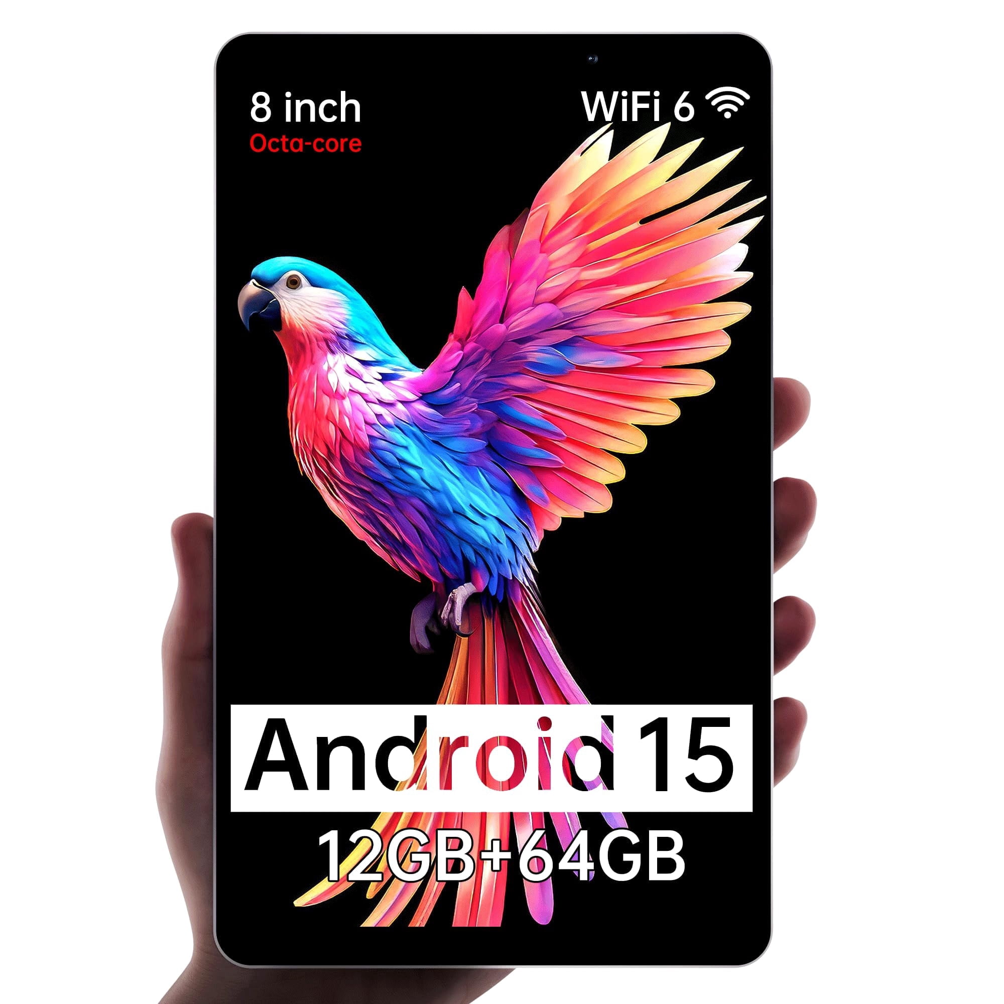 Android Tablet 8 inch, Octa-Core CPU, 12GB+64GB，2TB Expandable, HD IPS ...