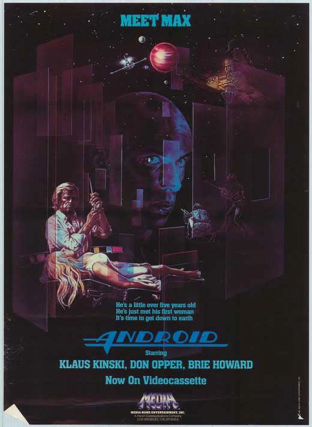 Android - movie POSTER (Style B) (11" x 17") (1984) - Walmart.com