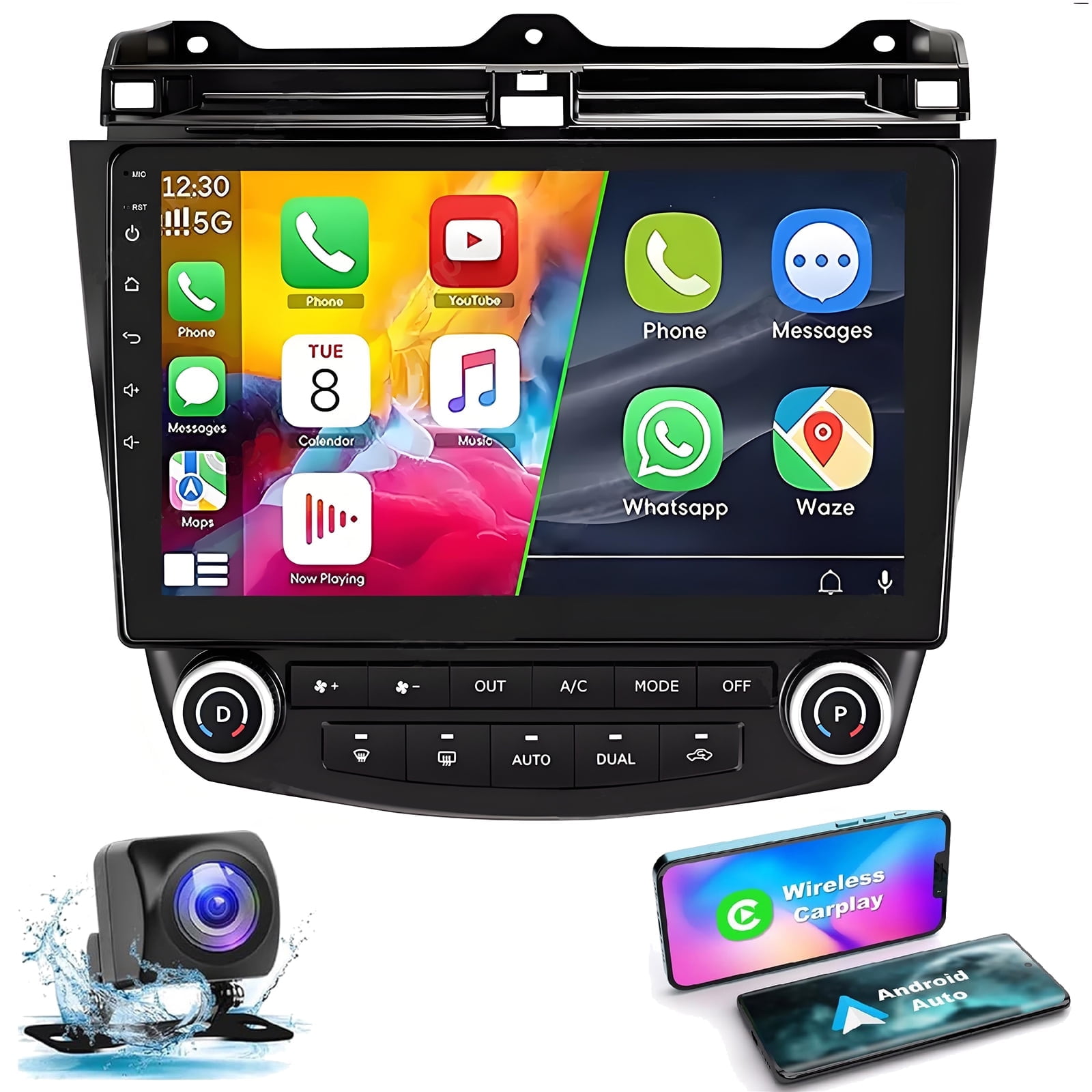 Gsuatey Android13 Car Radio for Honda Accord 2003-2007 with 9 inche Touch Screen Wireless ...