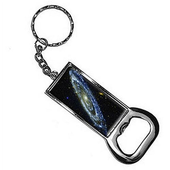 Andromeda Galaxy Space Keychain Key Chain Ring Bottle Bottlecap Opener ...