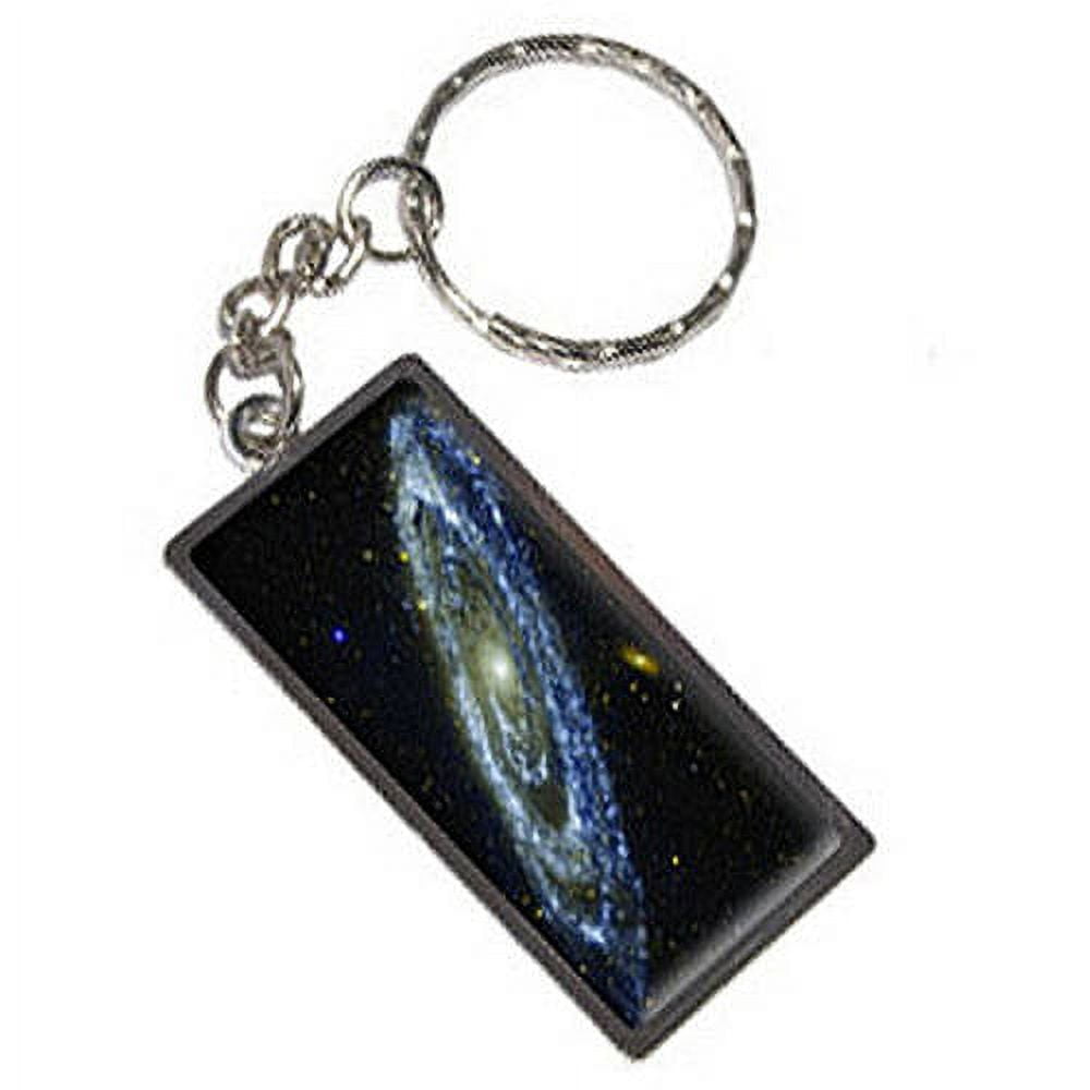Andromeda Galaxy Space Keychain Key Chain Ring - Walmart.com
