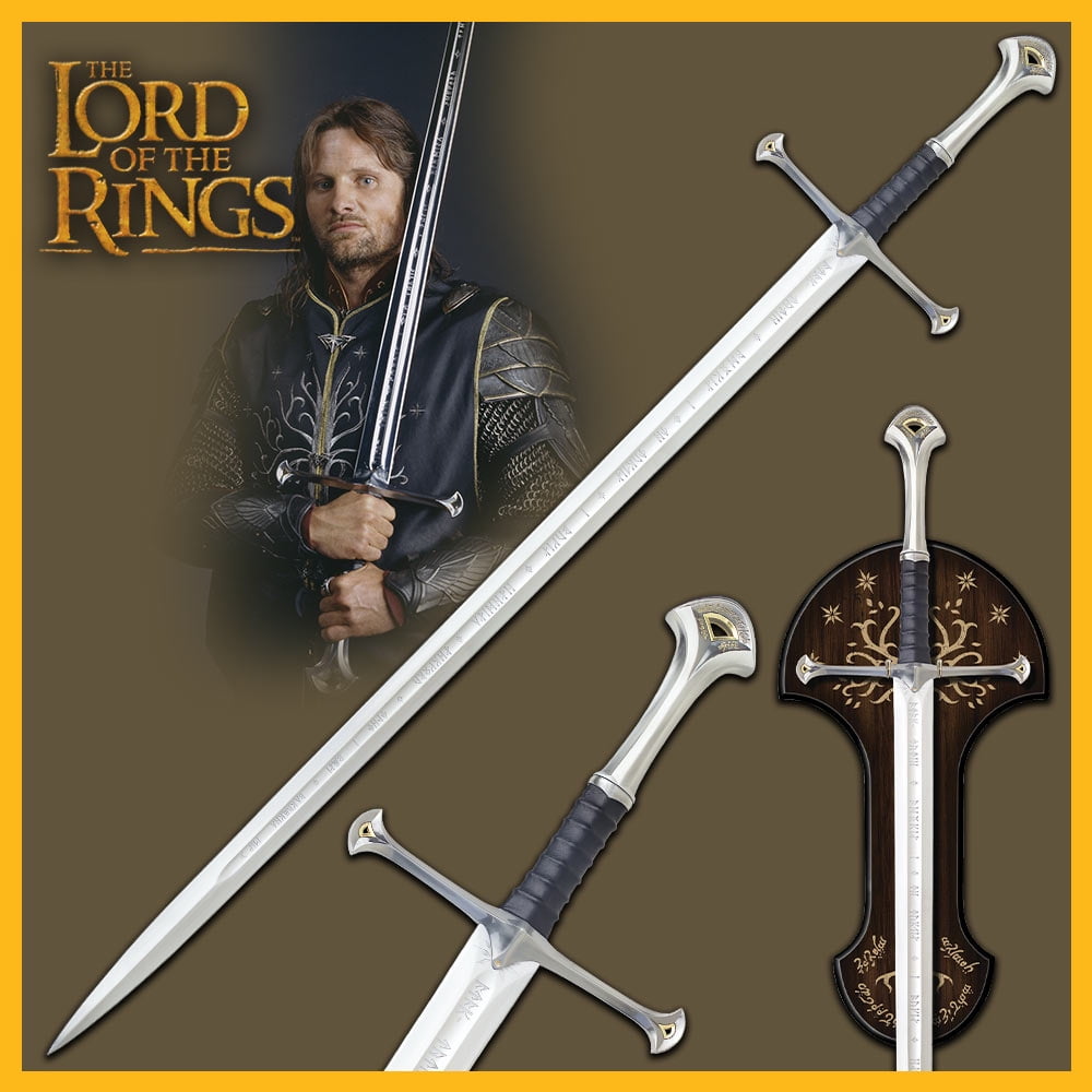 Anduril Sword of King Elessar - Officially Licensed Lord of the Rings ...