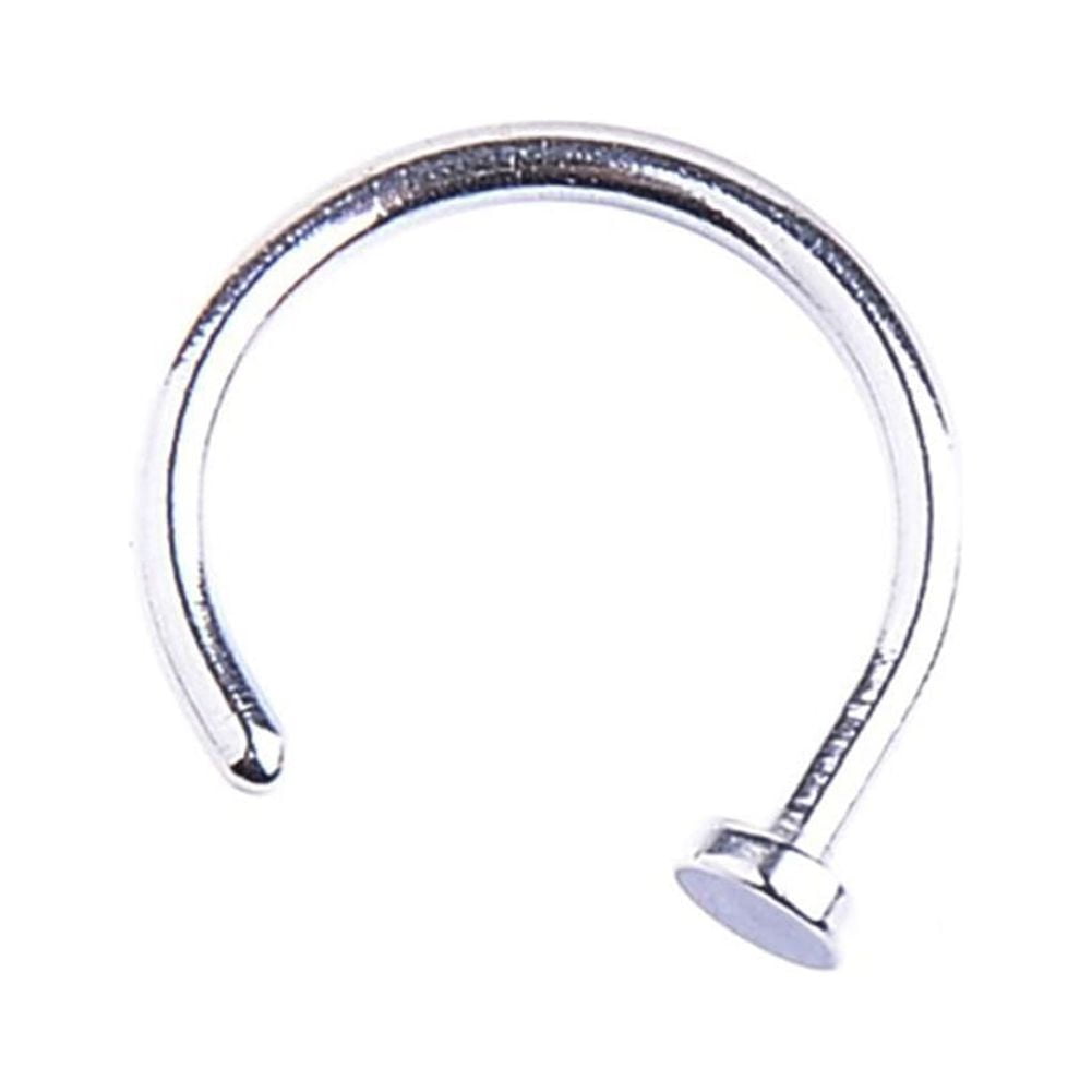 Andvari 10/6/2Pcs Stainless Steel Nose Open Hoop Ring Body Piercing ...