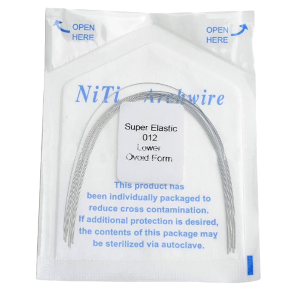 Andvari 10 Pcs Dental Orthodontics Arch Wire Super Elastic NiTi Round ...