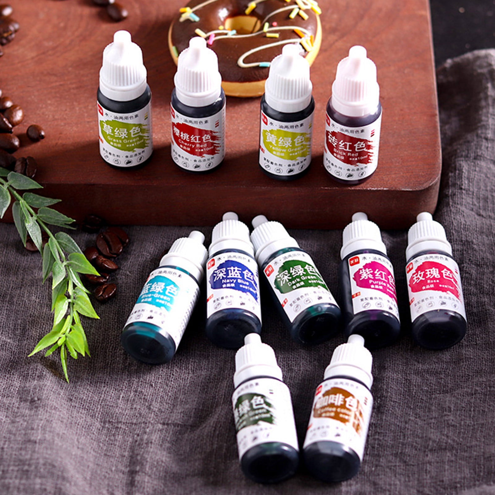 Andvari 10ml Food Coloring Fade-resistant Easy to Blend Natural ...