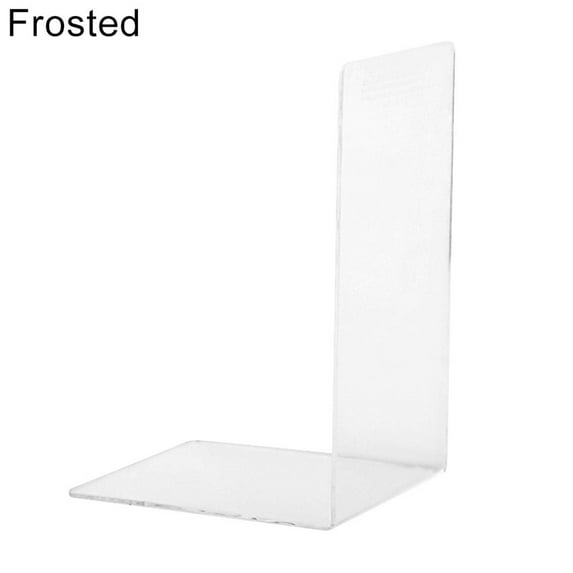 Andvari 1Pc Transparent Acrylic Bookend Stand Bookshelf Desktop ...