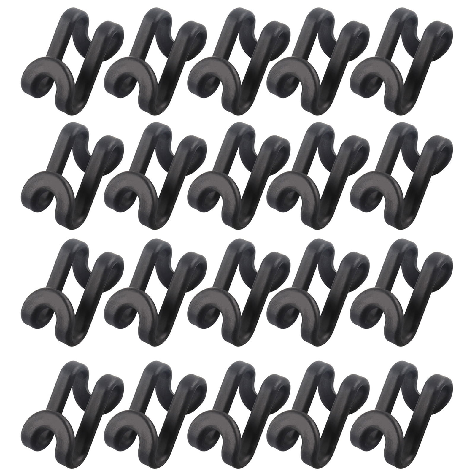 Andvari 20Pcs Hanger Connection Hooks, S-Shaped Space-Saving Design for ...