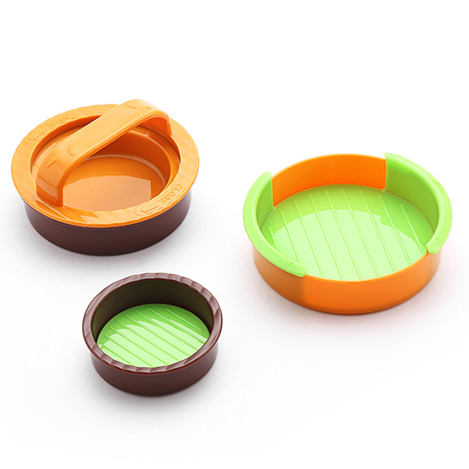 Andvari Burger Patty Press Maker Slider Stuffed Sandwich Cutter Meat ...