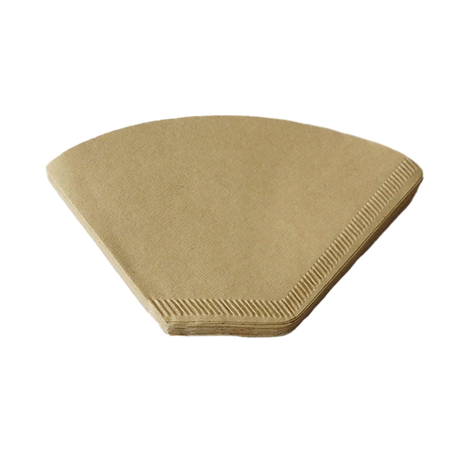 Andvari Coffee Filter Paper 100 Pcs Unbleached Disposable Cone Filters ...