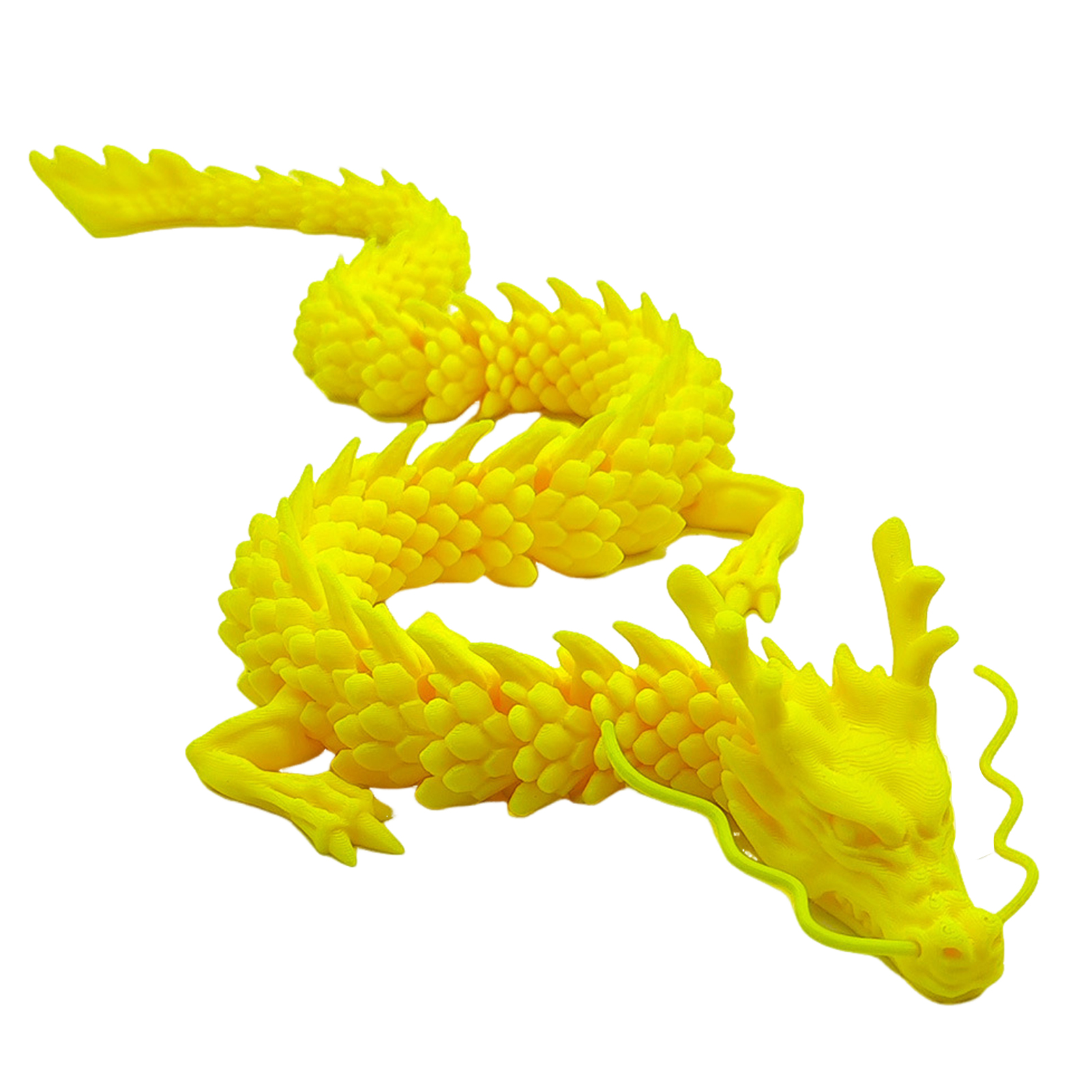 Andvari Dragon Model, 3D Printed, Articulated. 42.5-inch ornament ...