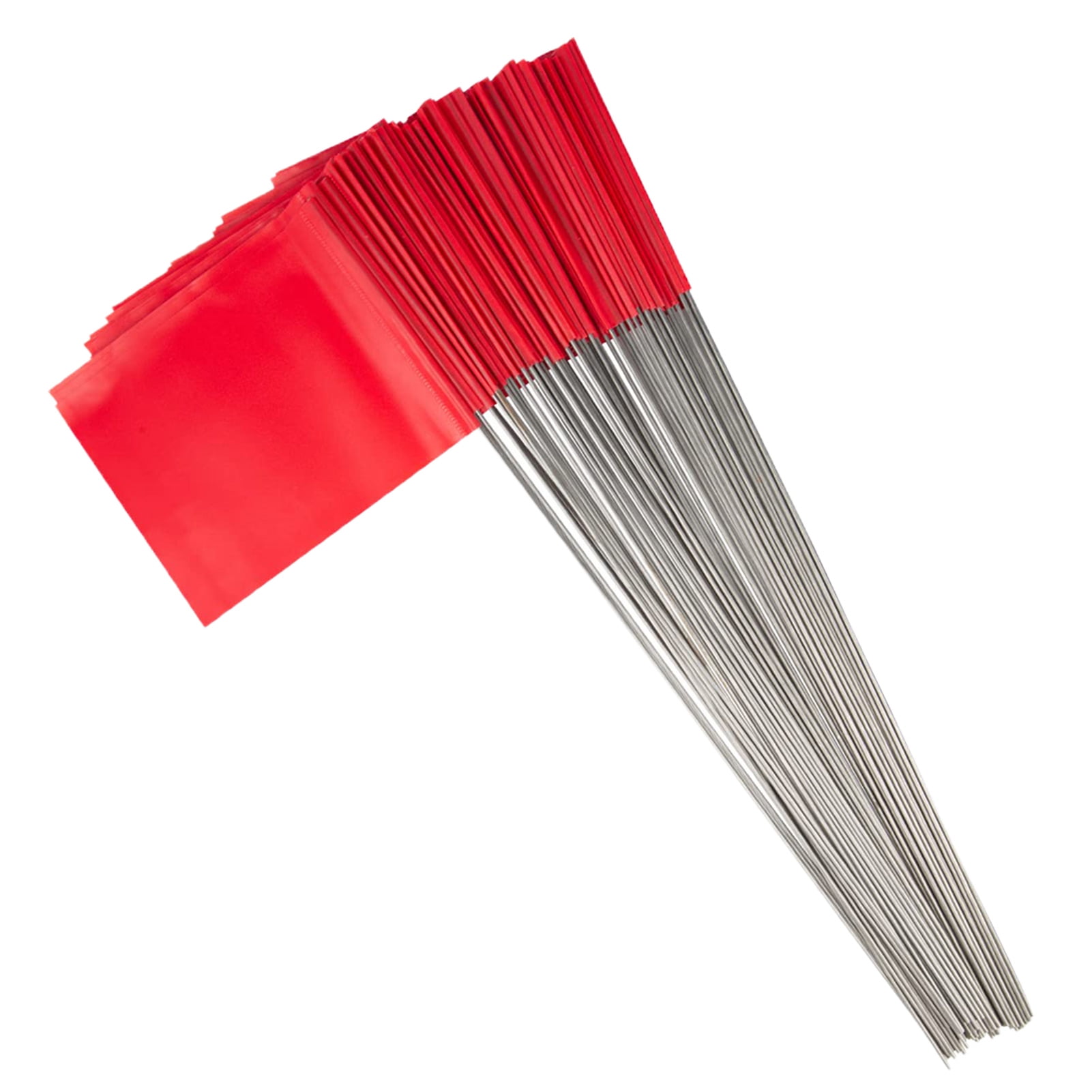 Andvari High Visibility Markers Marking Flags Lawn Flag, Waterproof PVC ...