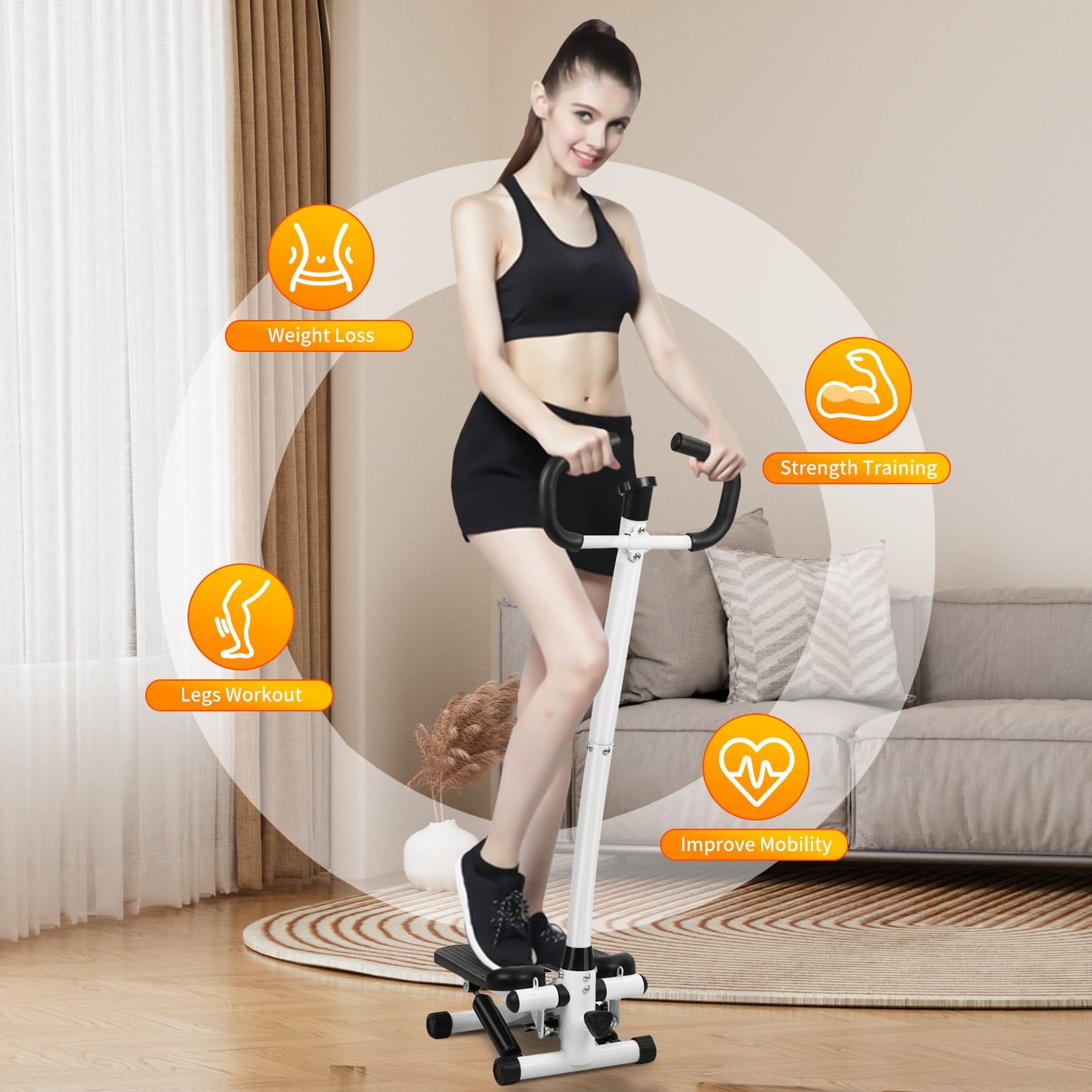Andvari Indoor Stepper Space Saving Stair Climber Stepper Machine Home ... Andvari Indoor Stepper Space Saving Stair Climber Stepper Machine Home ...