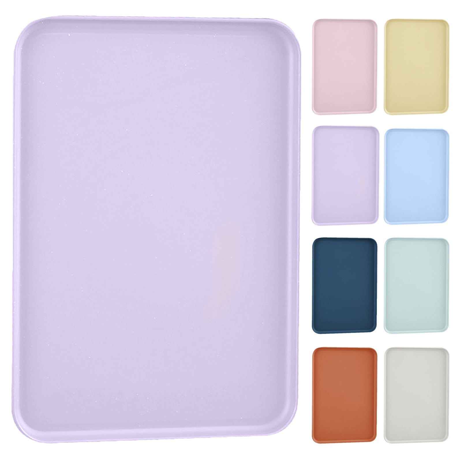 Andvari Large Capacity Serving Tray Multi-Use Plastic Storage Tray ...