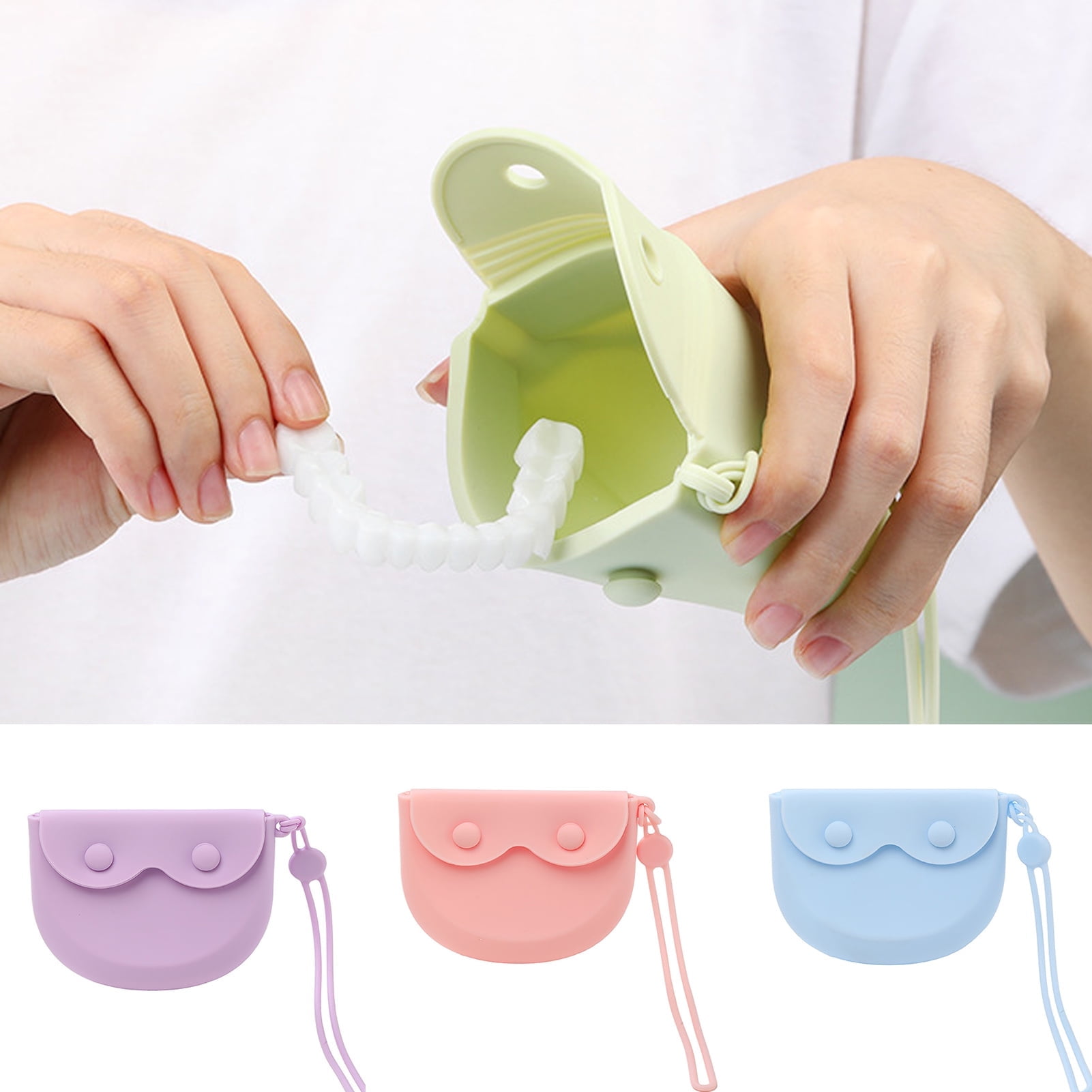 Andvari Multipurpose Braces Pacifier with Drain Holes Food Grade ...