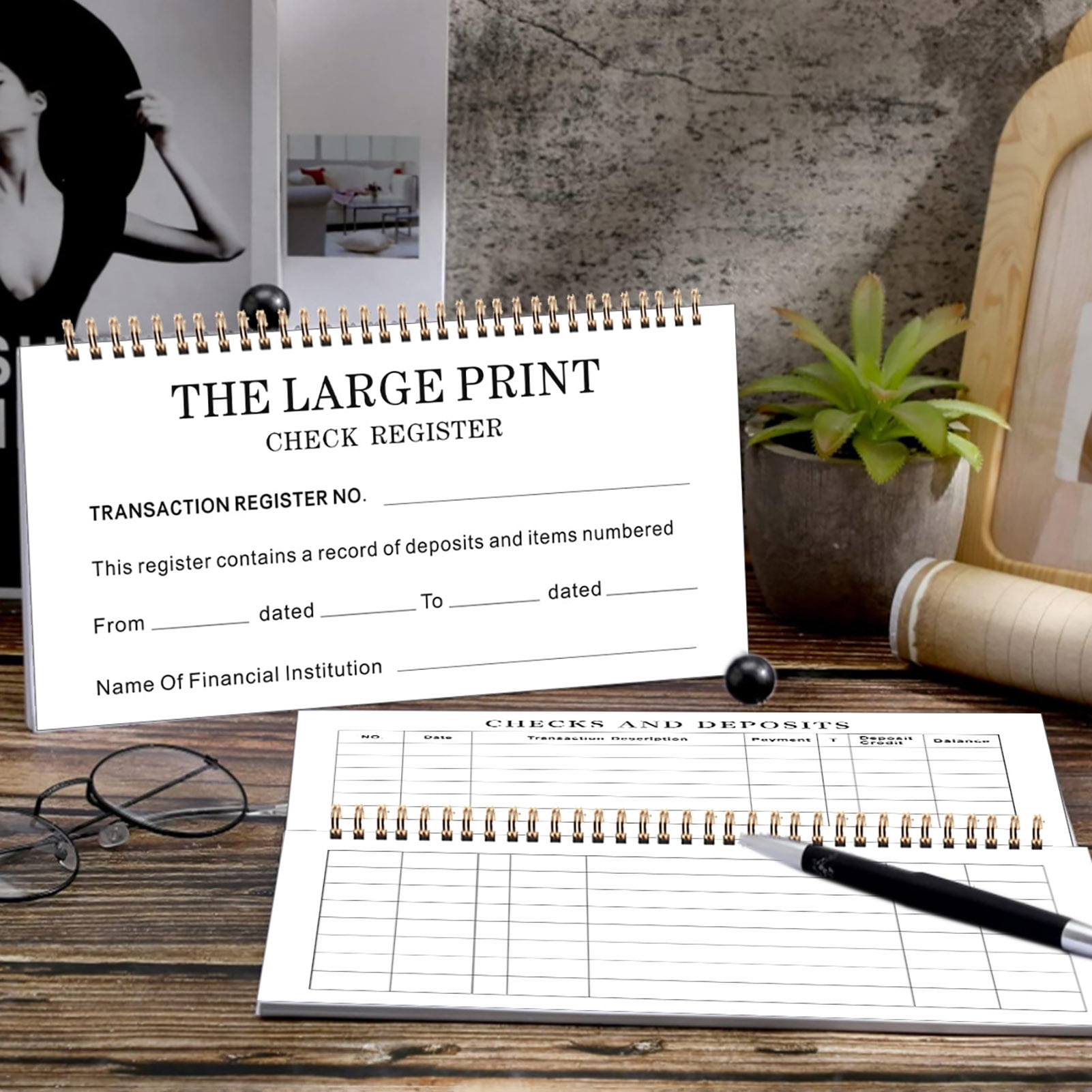 Andvari Personal Finance Organizer Checkbook Register for Personal ...