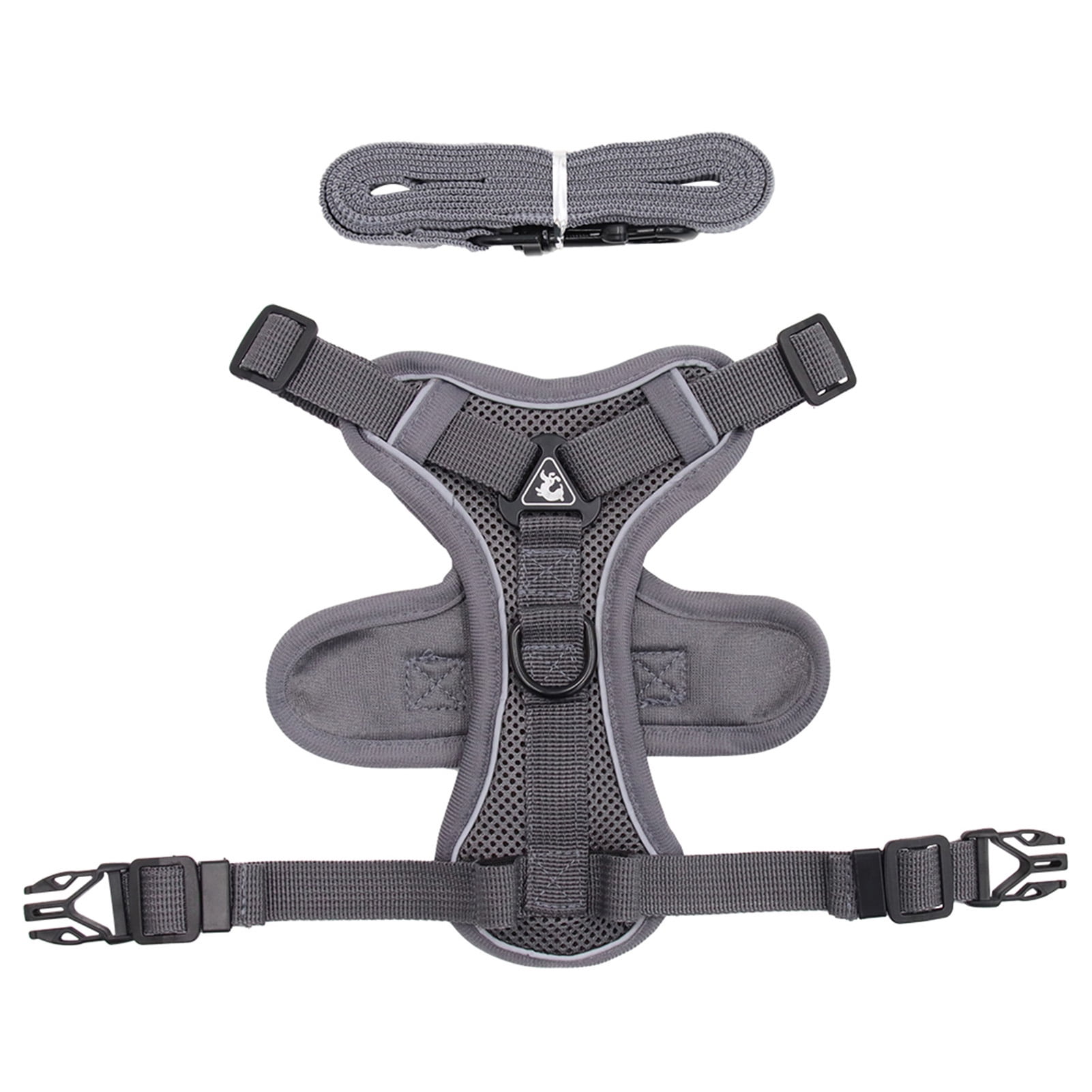 Andvari Reflective Stripes Pet Harness and Leash Set Adjustable Anti ...