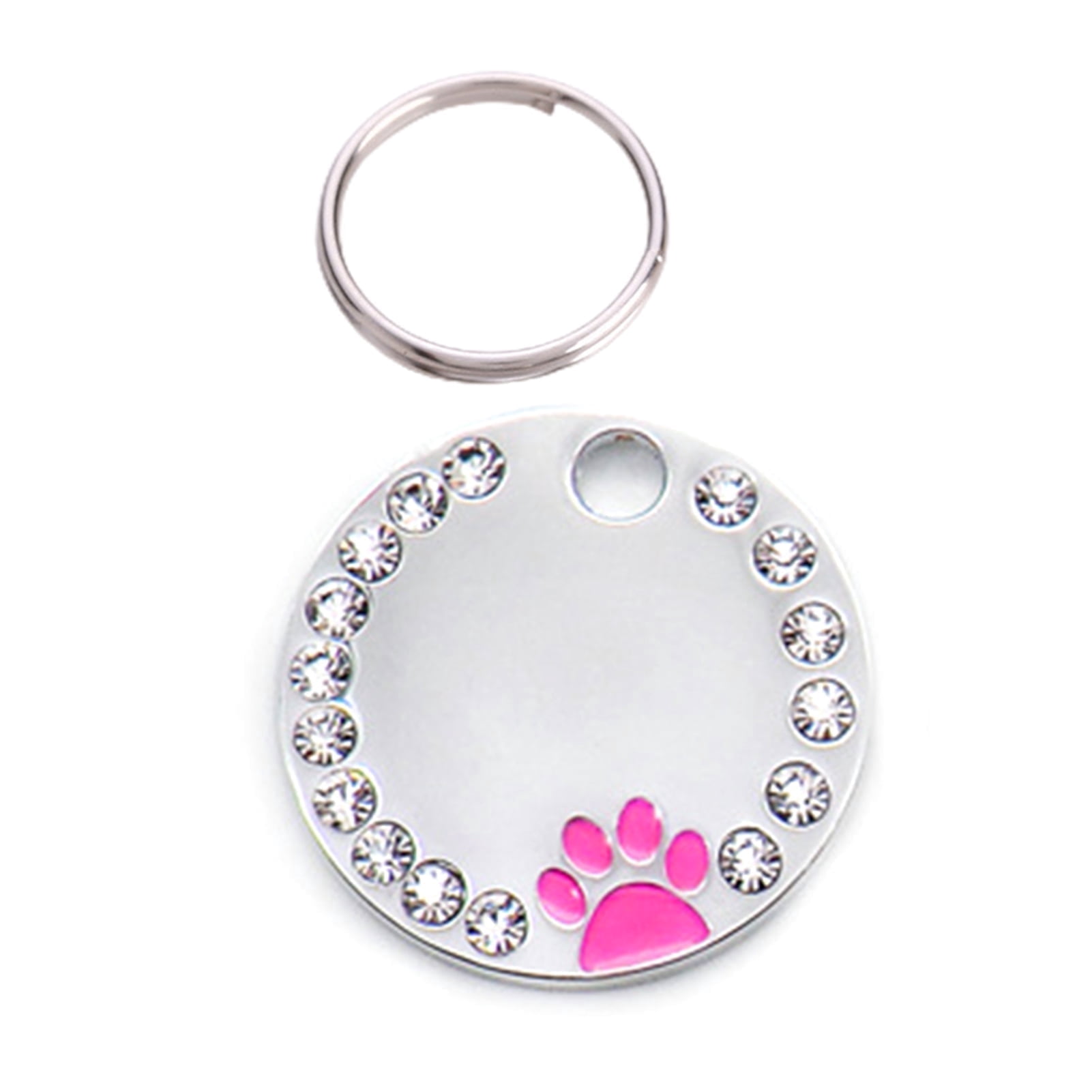 Andvari Rust-proof Mini Dog ID Tag Paw Print Decorative Metal Accessory ...