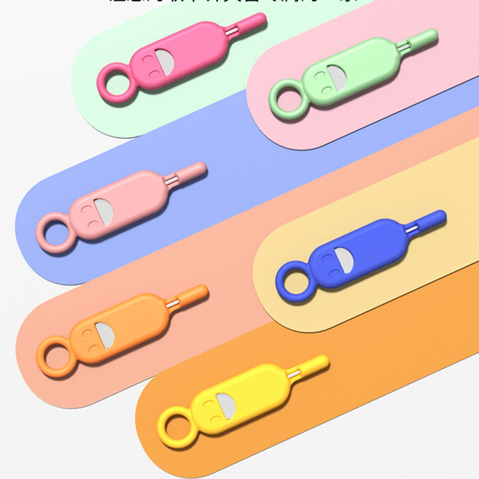 Andvari Silicone Sleeve Keychain SIM Card Pin Removal Tool Set Tray ...