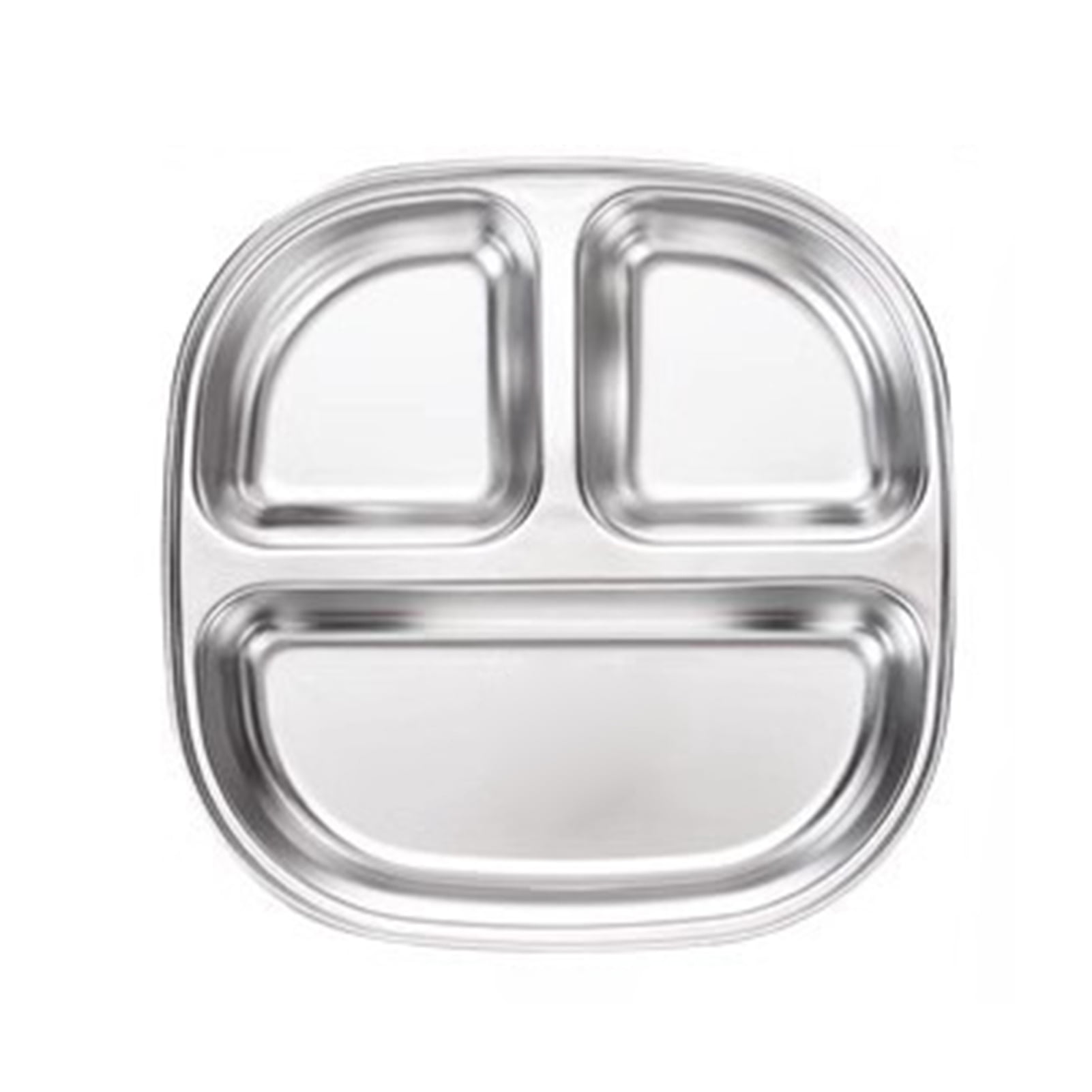 Andvari Stainless Steel Toddler Plate Cartoon Design Divided Tray ...