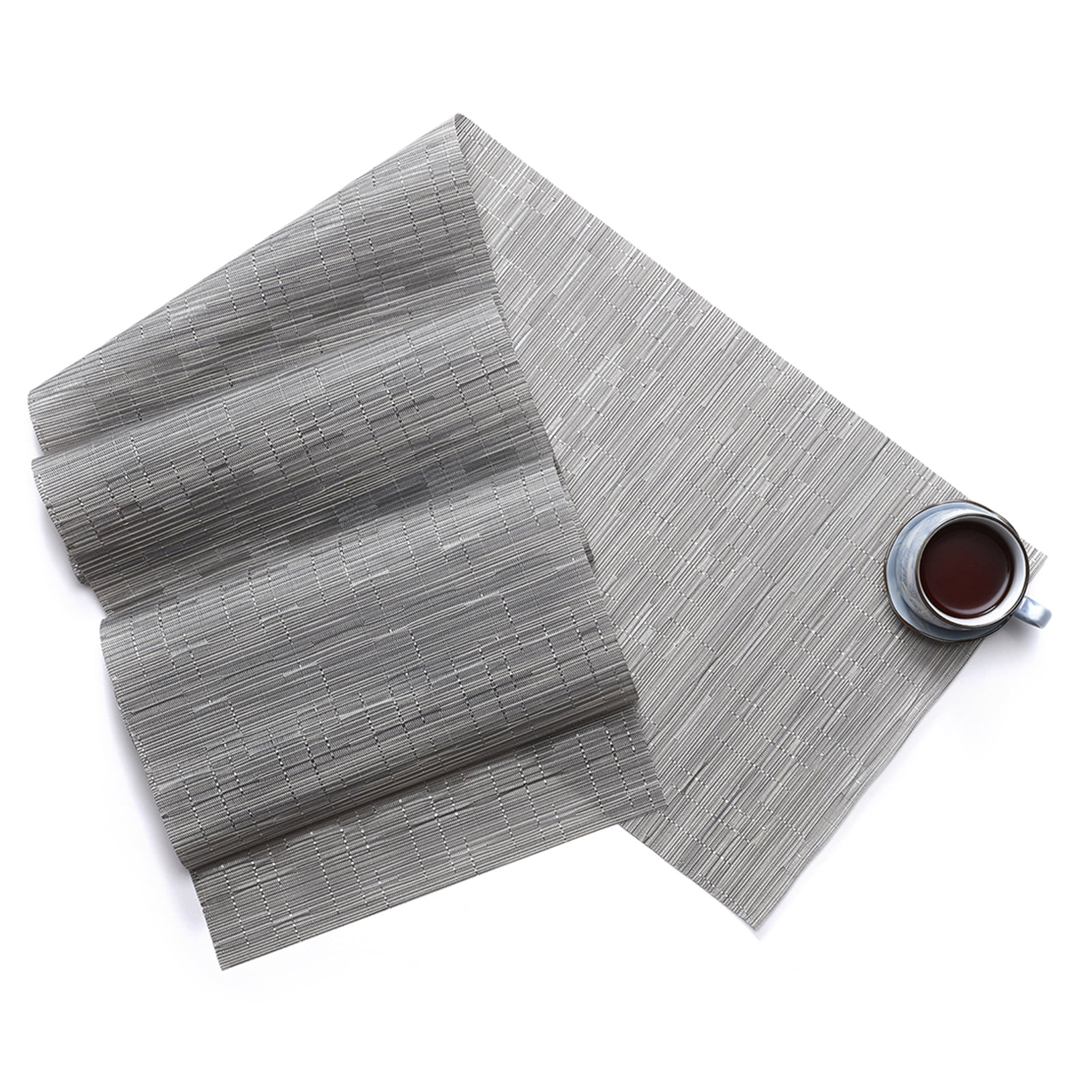 Andvari Table Runner Bamboo Texture Heat Insulation PVC Wedding Party ...