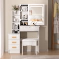 Andvari Vanity Mirror Desk Vanities Bedroom Dressing Table Makeup Table ...