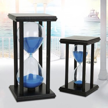 Sand Glass Timer Hourglass 30 Minutes Pink Sand Hour Glasses for Living ...