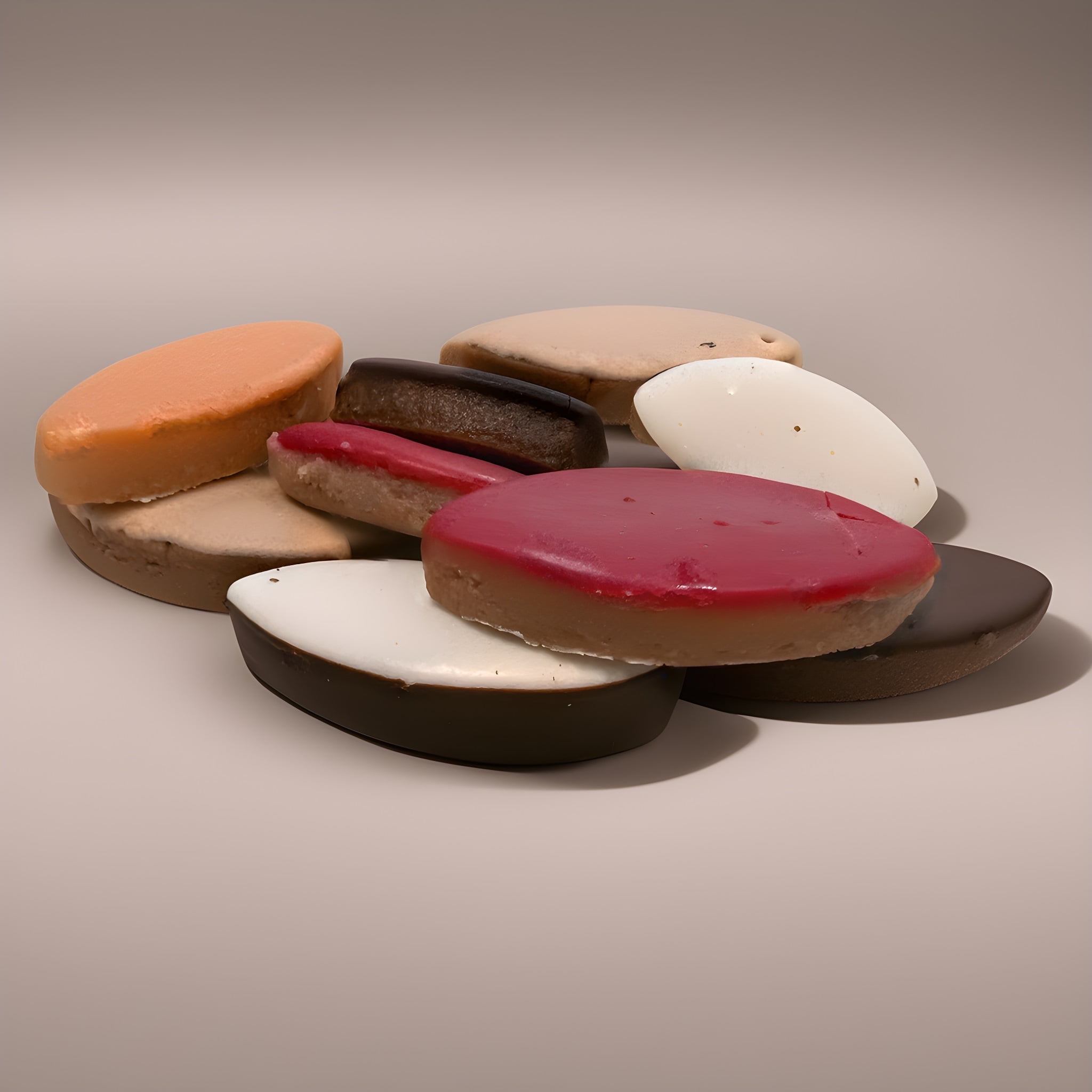 Andy Anand 28 Pcs Calissons de Provence, Soft Almond Paste Candy with ...