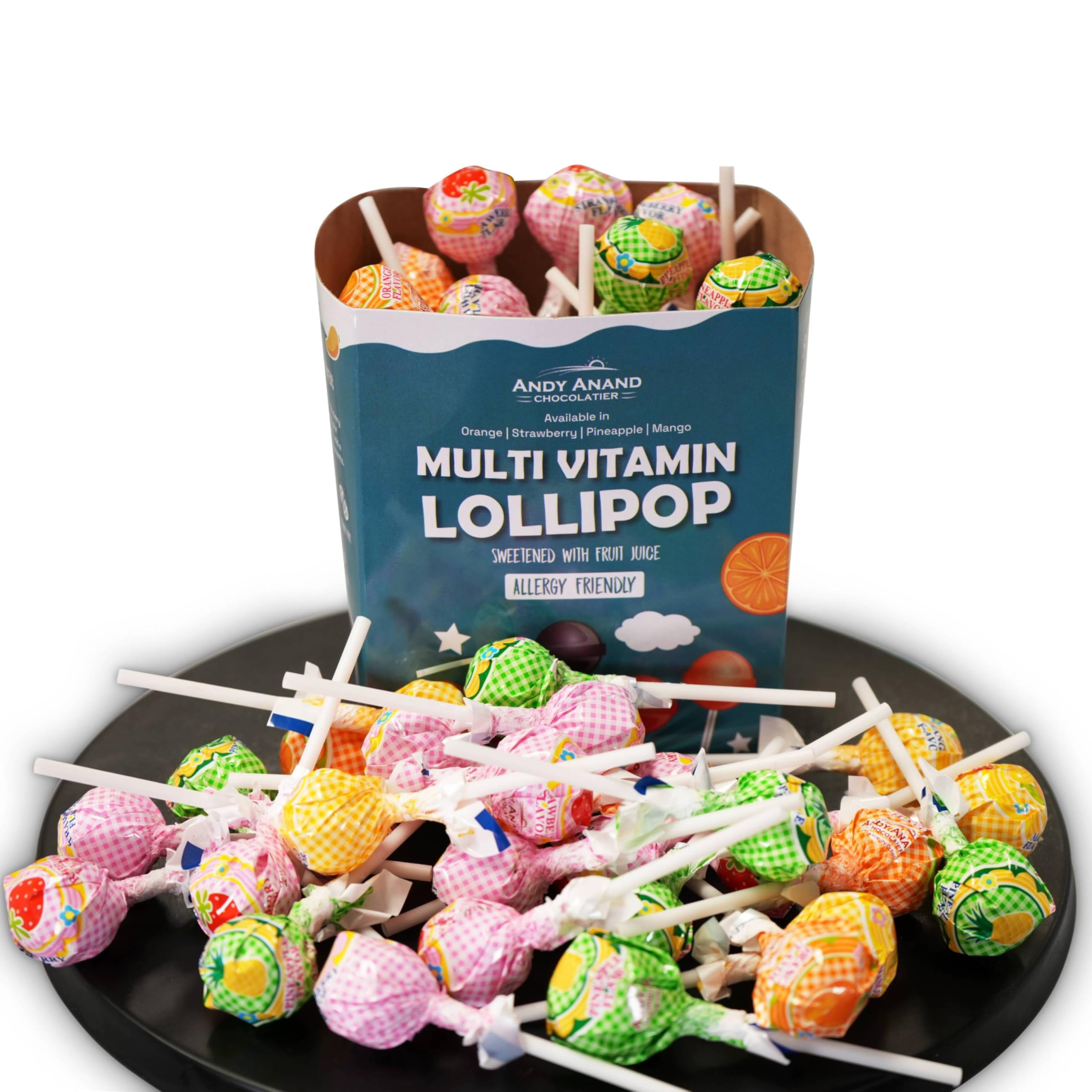 Andy Anand Low-Calorie Lollipops MFF30 with Multi Vitamins fruit ...