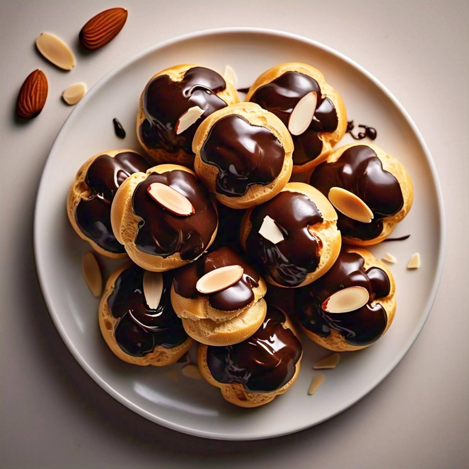 Andy Anand Sugar Free Dark Chocolate Profiterole with Almonds 24 Pieces ...