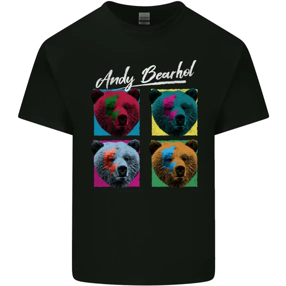 Andy Bearhol Funny Panda Bear Parody Art for a Pop and Art and Fan ...
