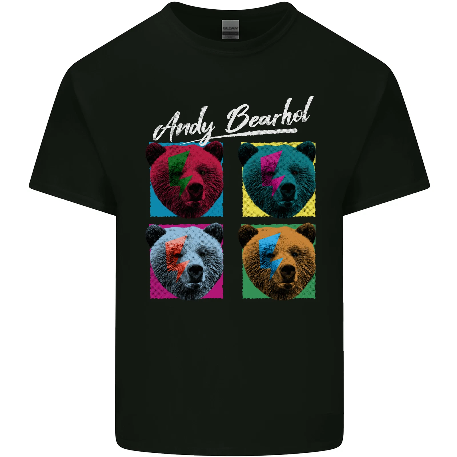 Andy Bearhol Funny Panda Bear Parody Art for a Pop and Art and Fan ...