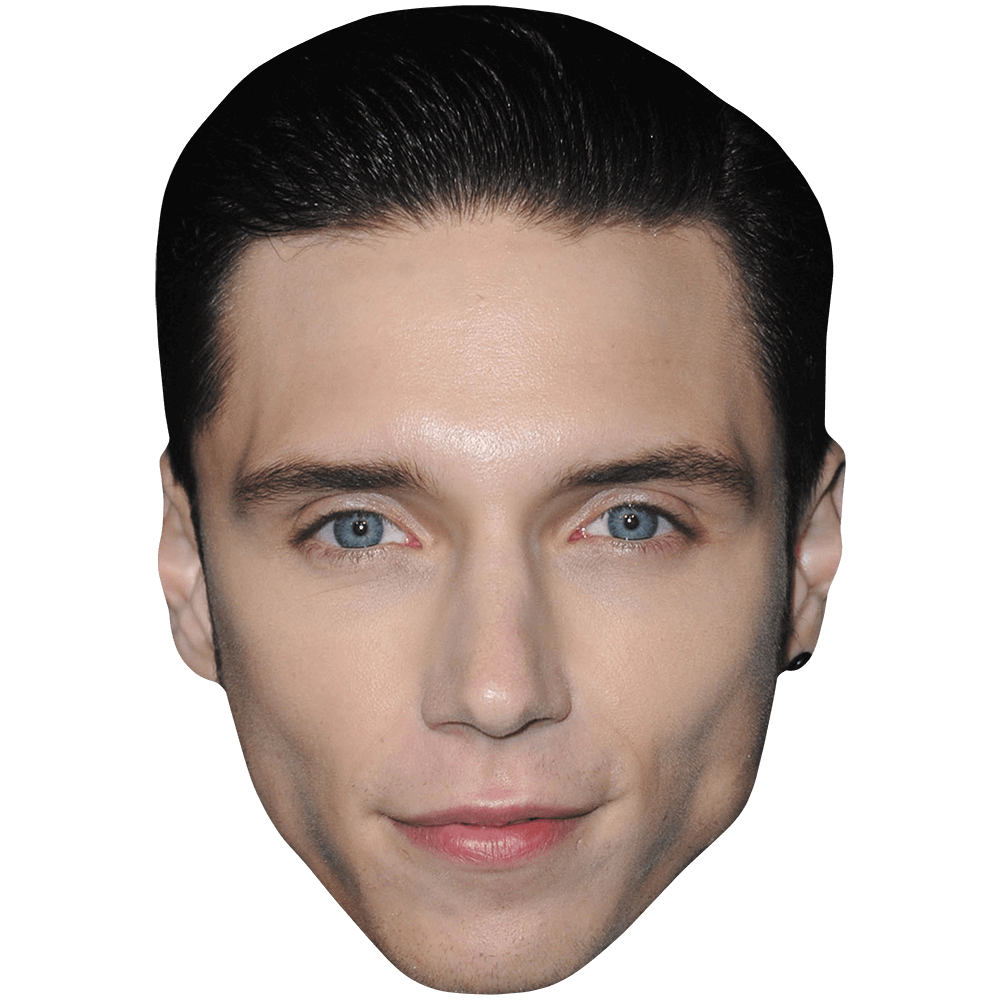 Andy Biersack (Smirk) Celebrity Mask, Flat Card Face, Fancy Dress Mask ...