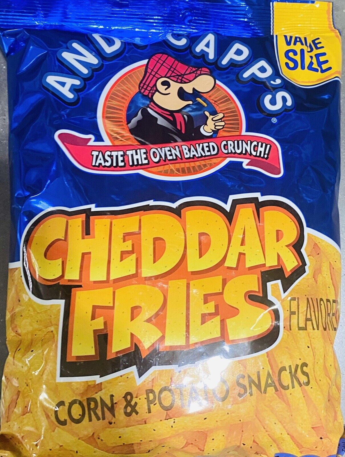 Andy Capp's Big Bag Cheddar Fries VALUE SIZE Bag 8 oz - Walmart.com