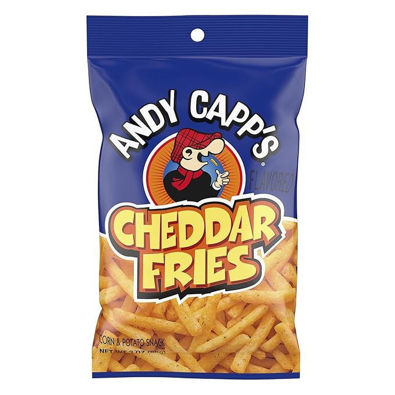 Andy Capp's Cheddar Fries Snacks (Pack of 12) - Walmart.com