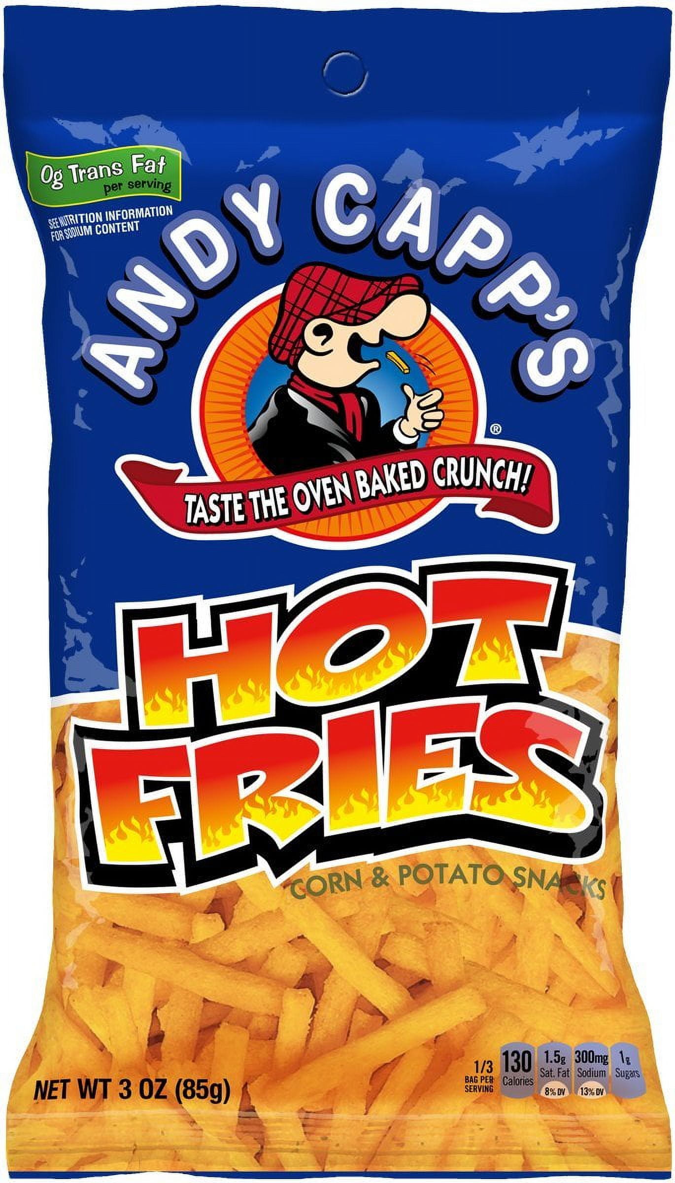 Andy Capp's Hot Fries, VTF5 3 oz, 7 Pack - Walmart.com