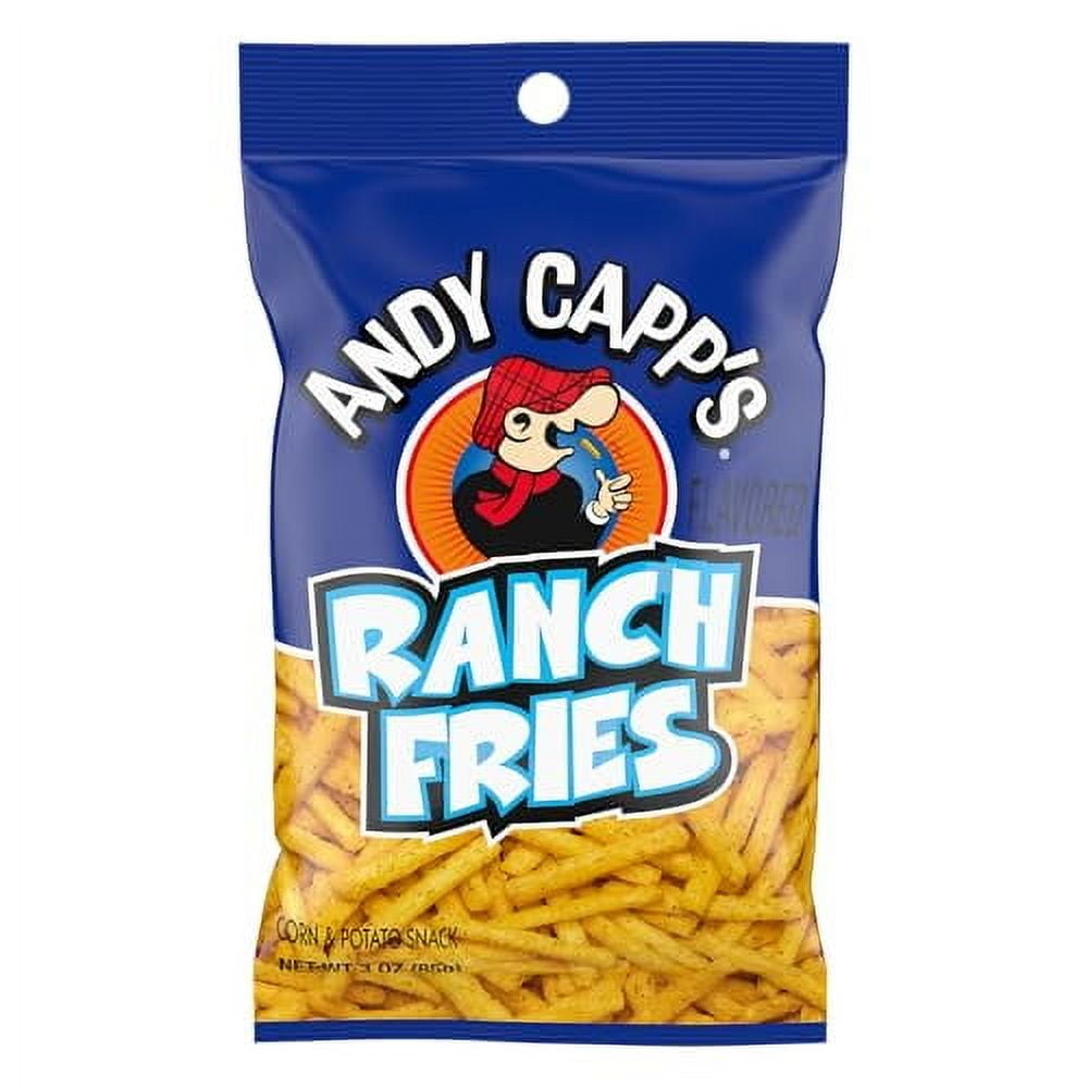Andy Capp's Ranch Fries Snacks, 3-oz Bag (Pack of 12) - Walmart.com
