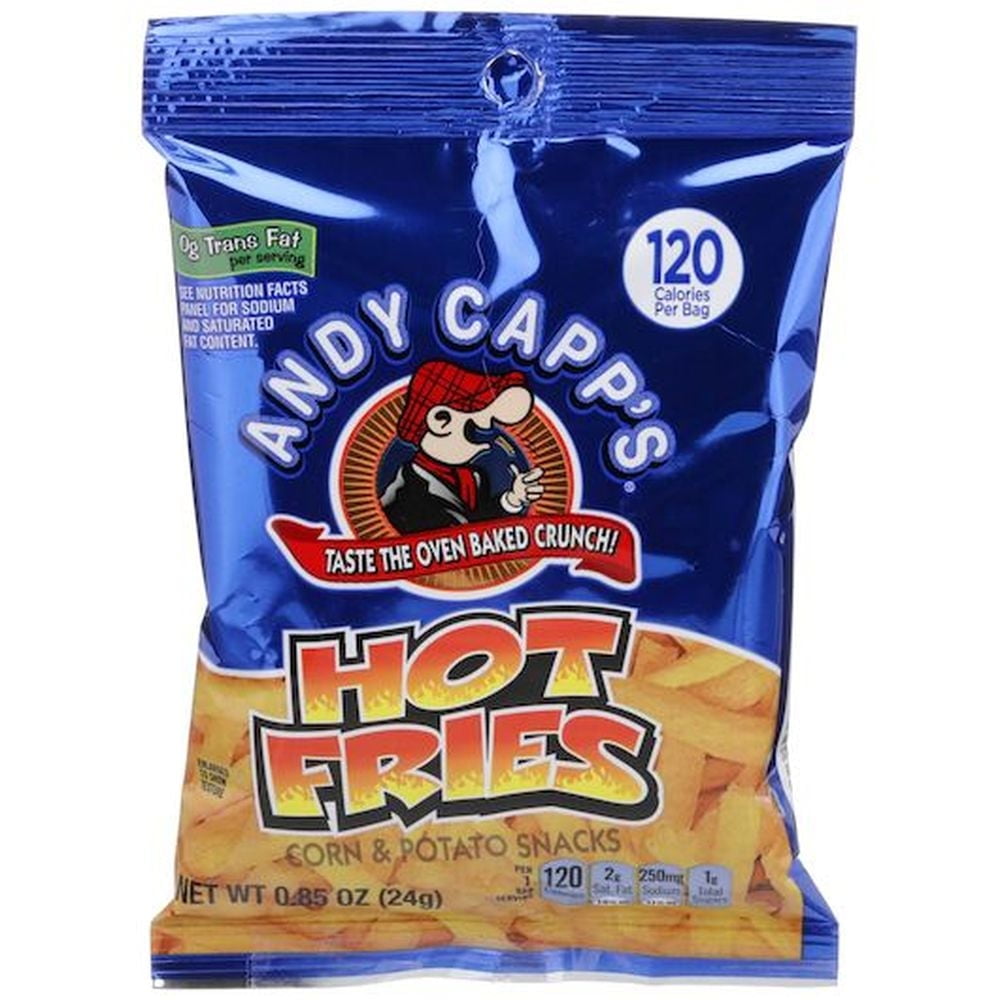 Andy Capp's Cheddar Flavored Fries, 0.85 oz, 72 Pack - Walmart.com