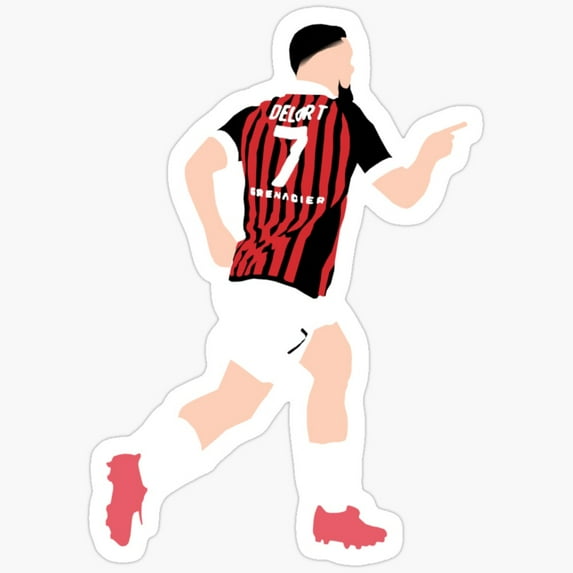 Andy Delort - 7 Sticker Phone Decal Water Bottle Stickers Car Decals ...