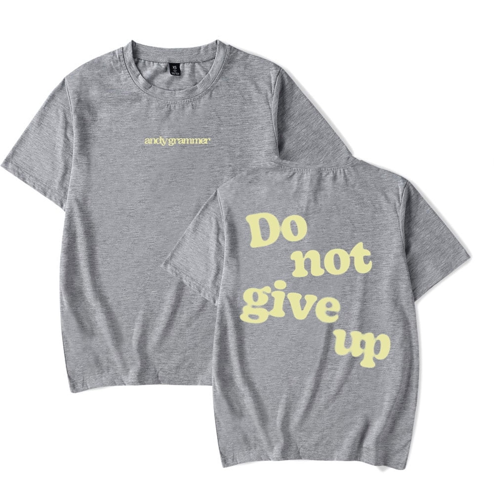 Andy Grammer Do Not Give Up 2024 Merch Unisex Short Sleeve Crewneck T ...