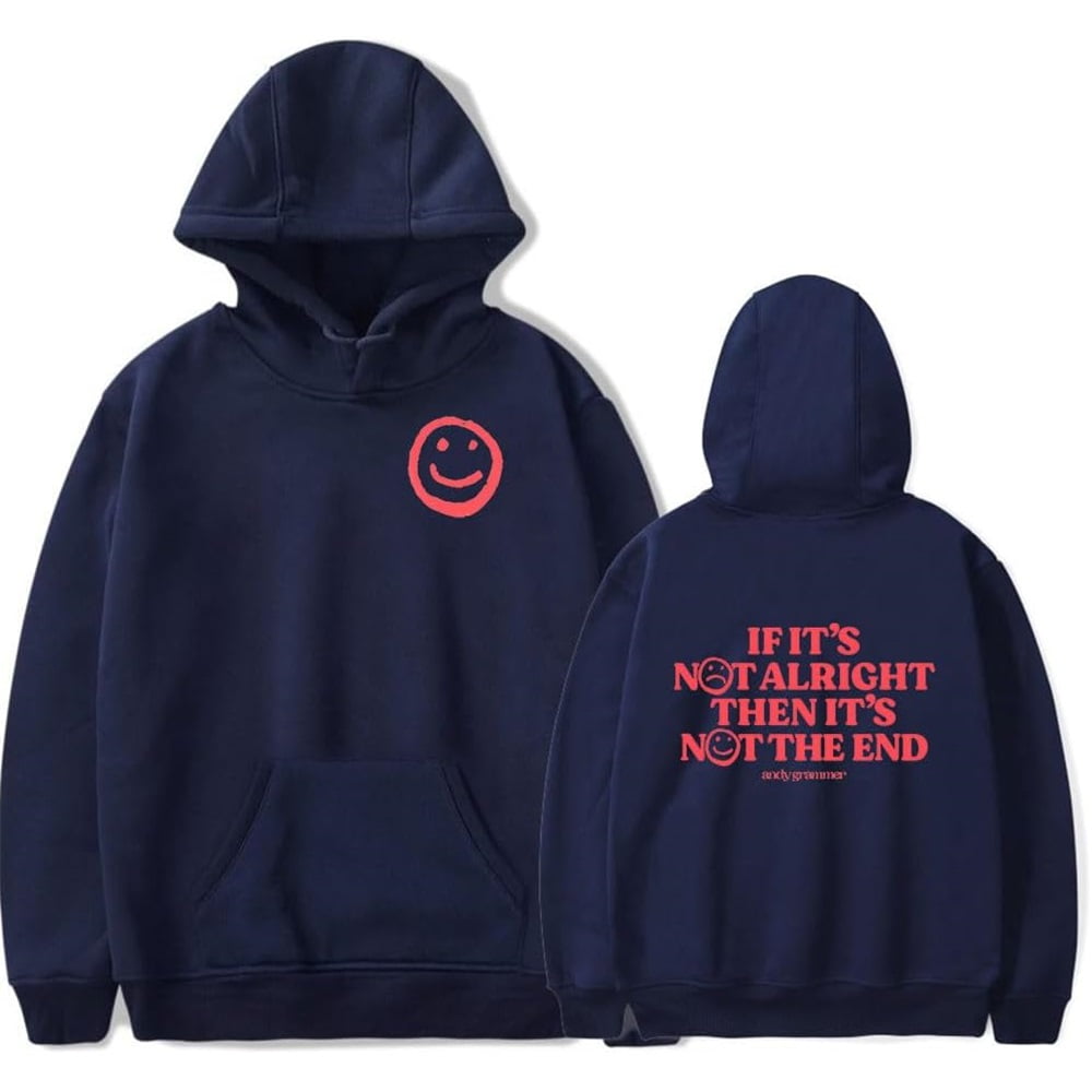 Andy Grammer It's Not The End Merch Hoodie Pockets Drawstring Unisex ...