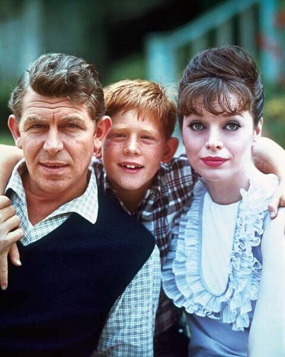 Andy Griffith Show Ron Howard Aneta Corsault & Andy pose together 24x30 ...