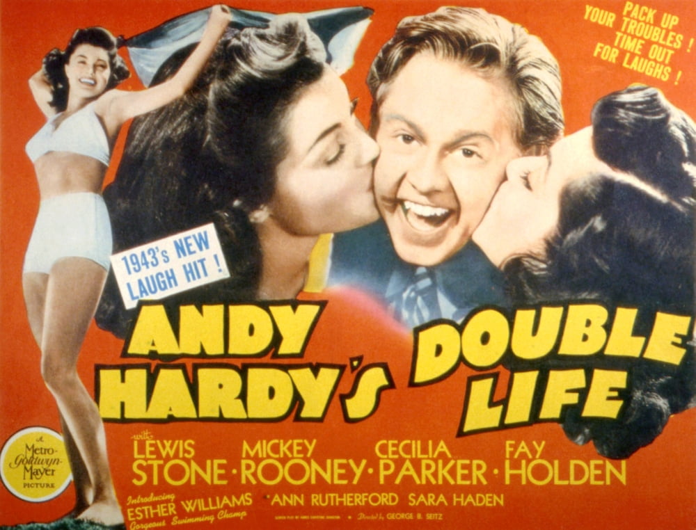 Andy Hardy'S Double Life Esther Williams Mickey Rooney Ann Rutherford ...