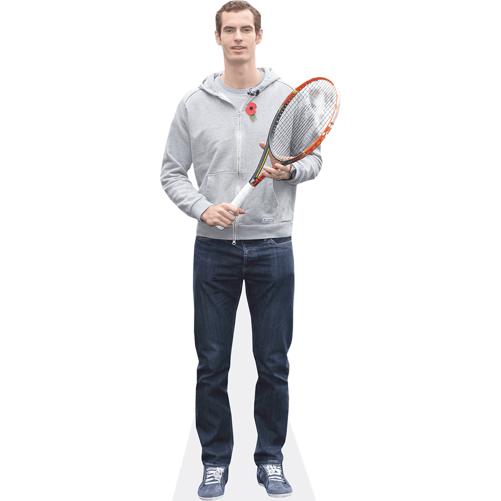 Andy Murray (Racket) Lifesize Cardboard Cutout Standee - Walmart.com