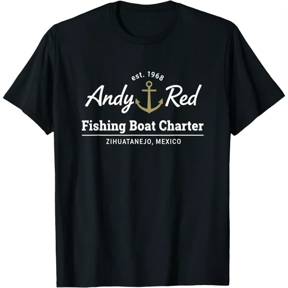 Andy Red Fishing Boat Charter Zihuatanejo Est 1968 T-Shirt - Walmart.com