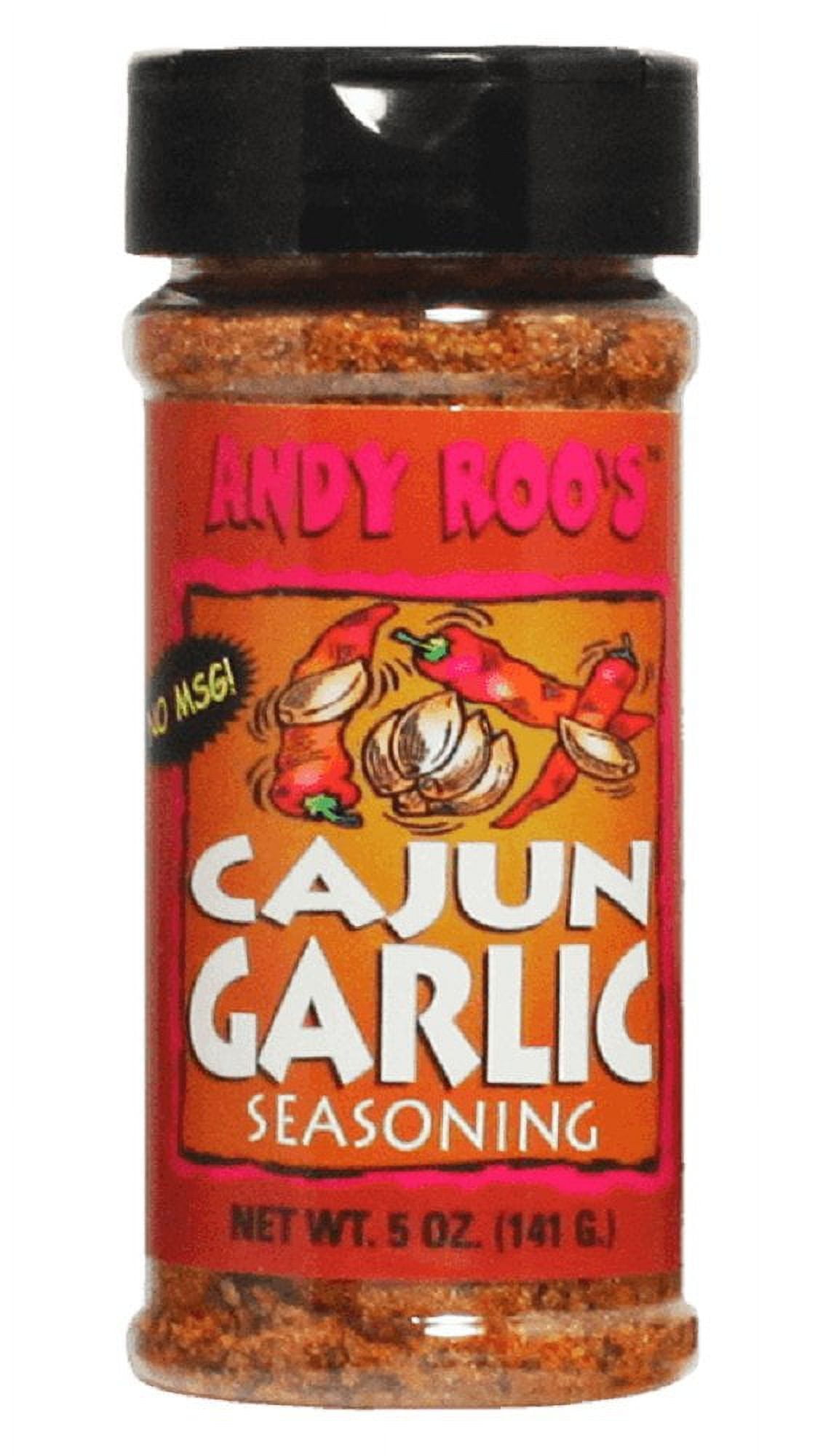 Andy Roo's Cajun Garlic AIF4 Seasoning, 5 Ounces - No MSG - Walmart.com