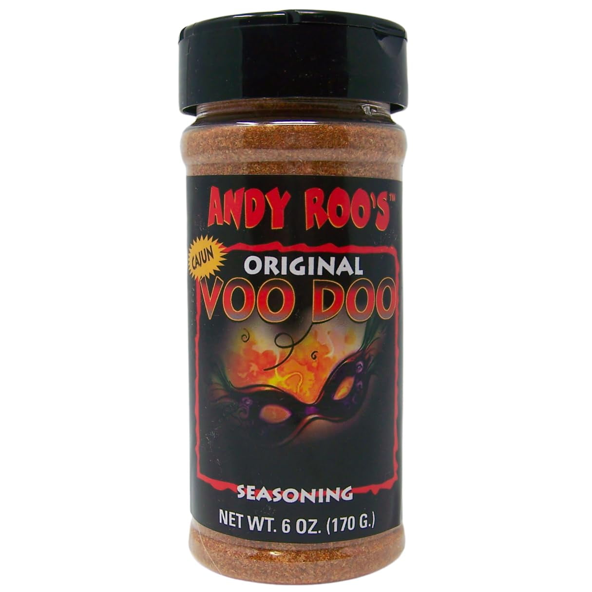 Andy Roo's Cajun VooDoo TSF6 Seasoning, 6 Ounce Shaker - Walmart.com