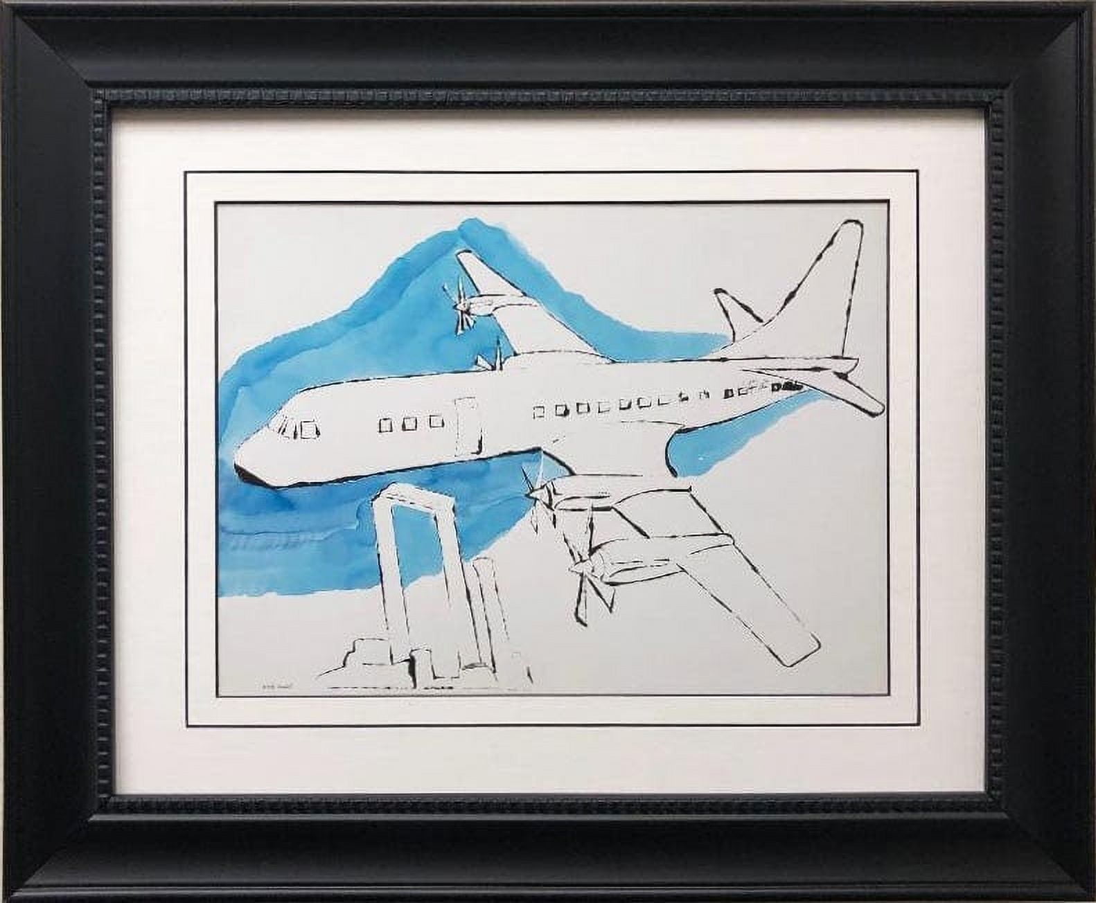 Andy Warhol " Airplane, c. 1959" FRAMED Pop Art Generic - Walmart.com