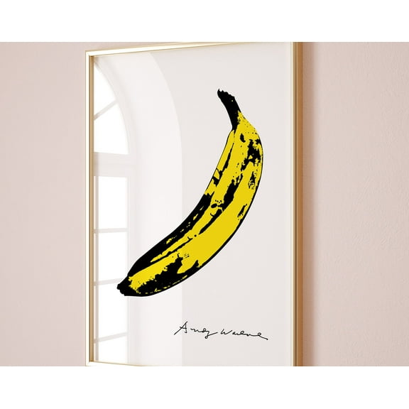 Andy Warhol Banana Exhibition Poster, Velvet Underground Museum Art ...