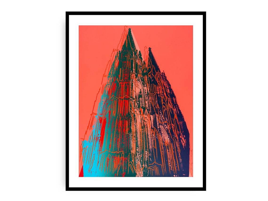 Andy Warhol Cologne Cathedrals Kölner Dom Fine Art Giclee Pop Art ...
